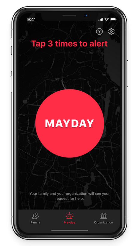 Personal Safety App - Mayday Safety